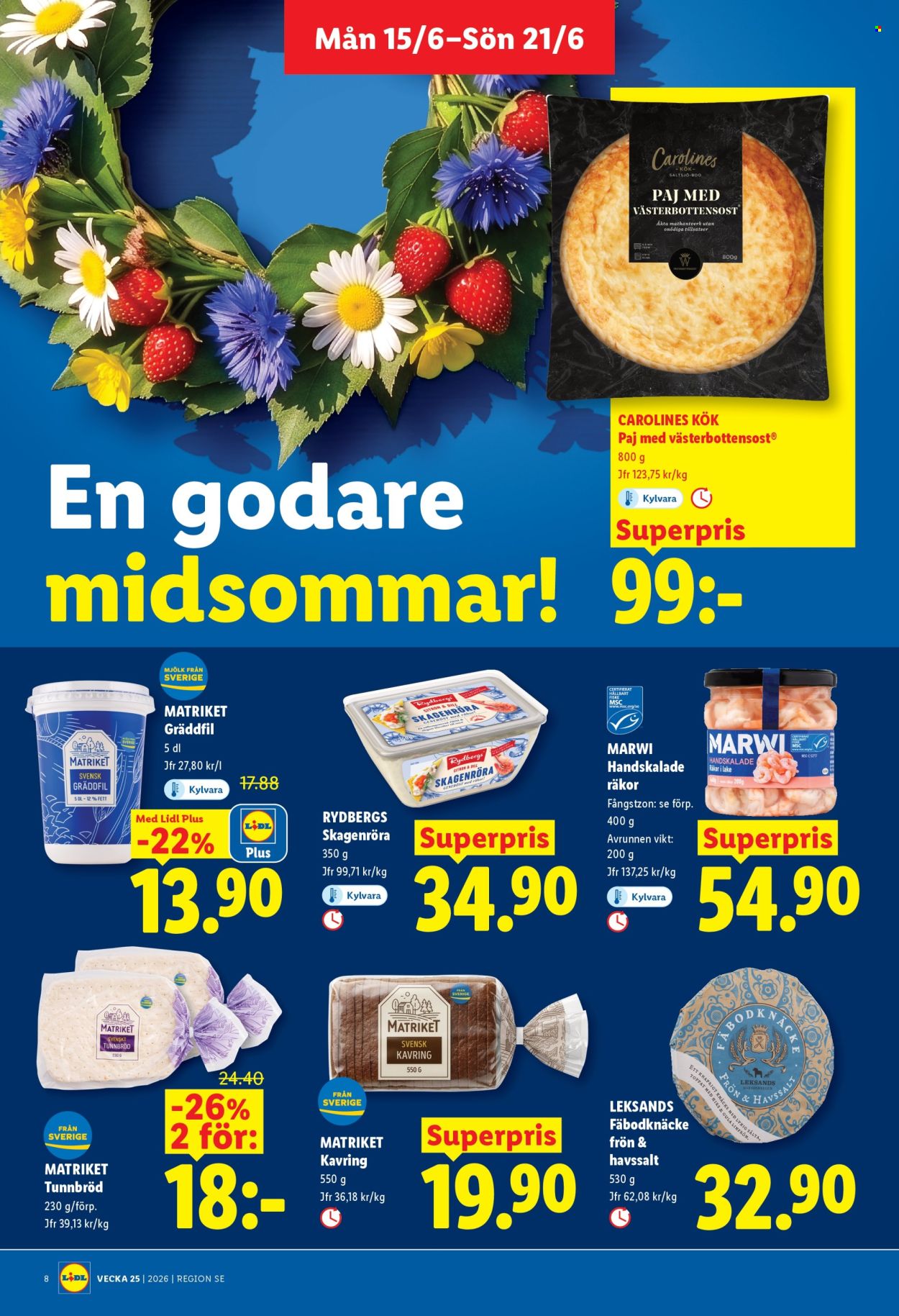 Lidl reklamblad 15/6 2026 - 21/6 2026 | Promotheus